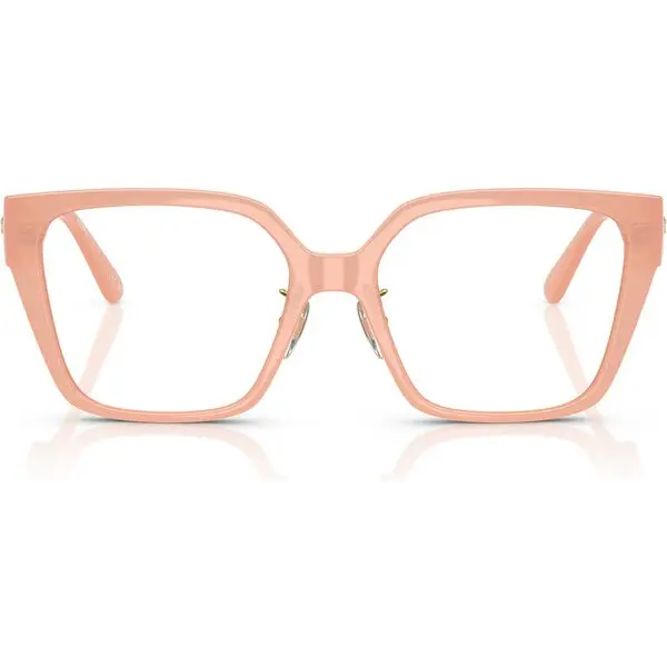Versace 54mm Square Optical Glasses - Opal Pink