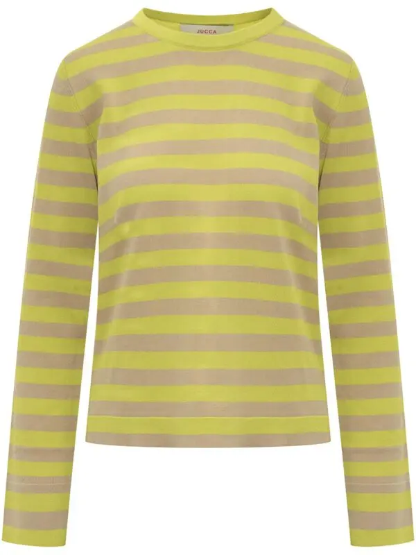 JUCCA Striped Longsleeve Top