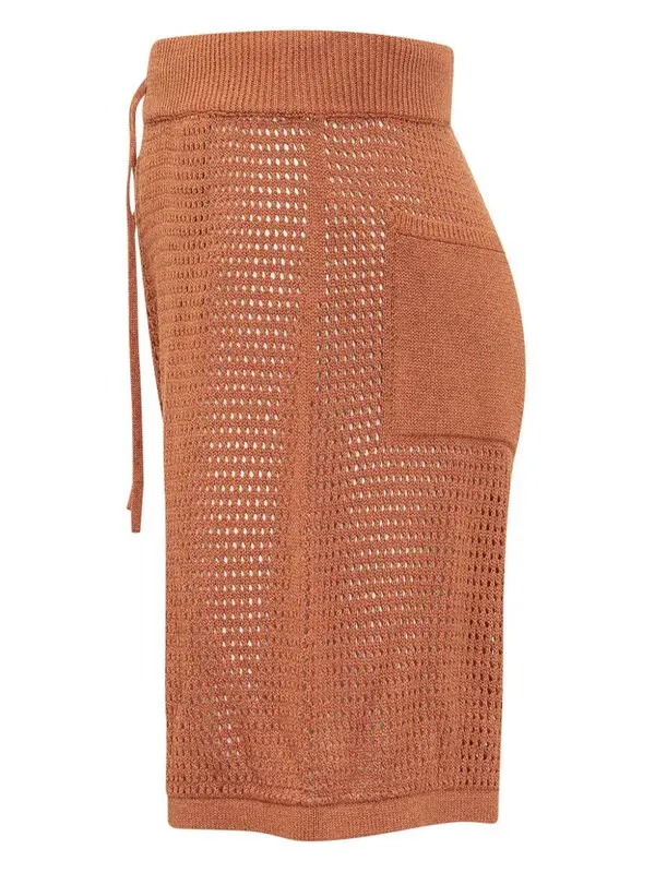 Nanushka Open-knit Shorts