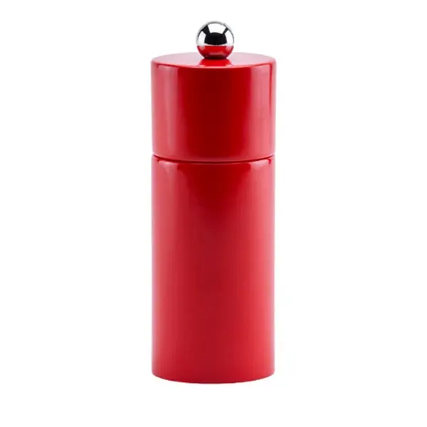 ADDISON ROSS Mini Column Lacquered Salt Or Pepper Mill Grinder - Red