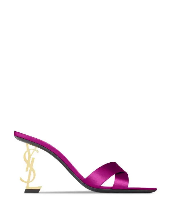 Saint Laurent Opyum Mules - Fuchsia