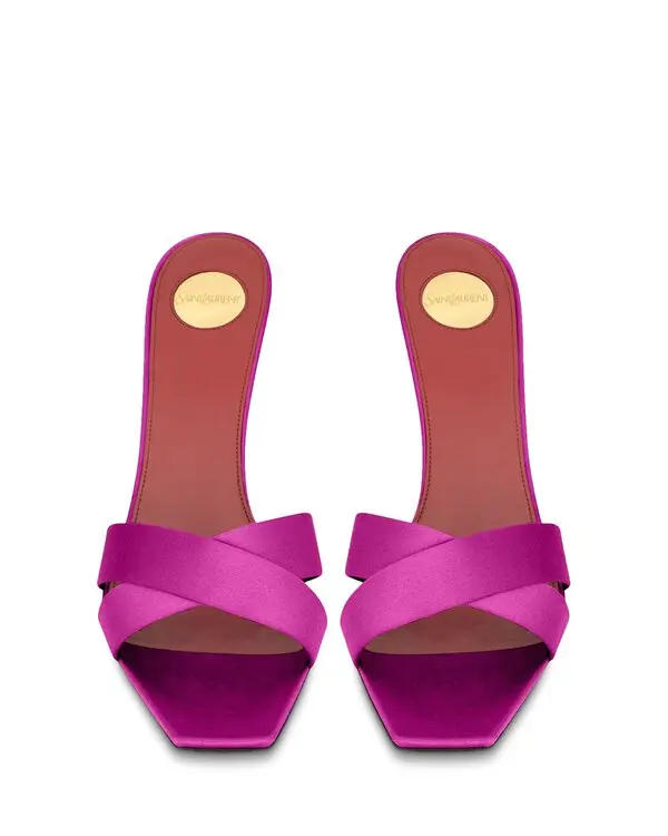 Saint Laurent Opyum Mules - Fuchsia