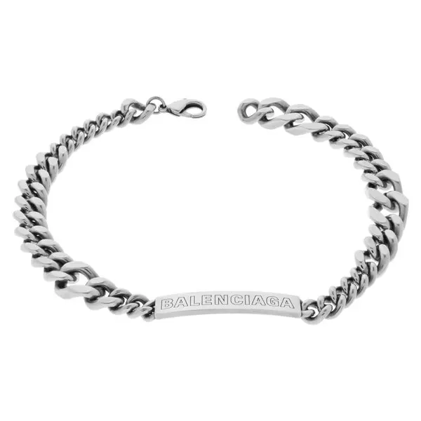 Balenciaga Plate Twist Necklace