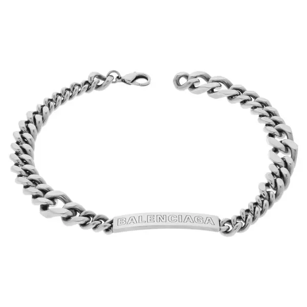 Balenciaga Plate Twist Necklace
