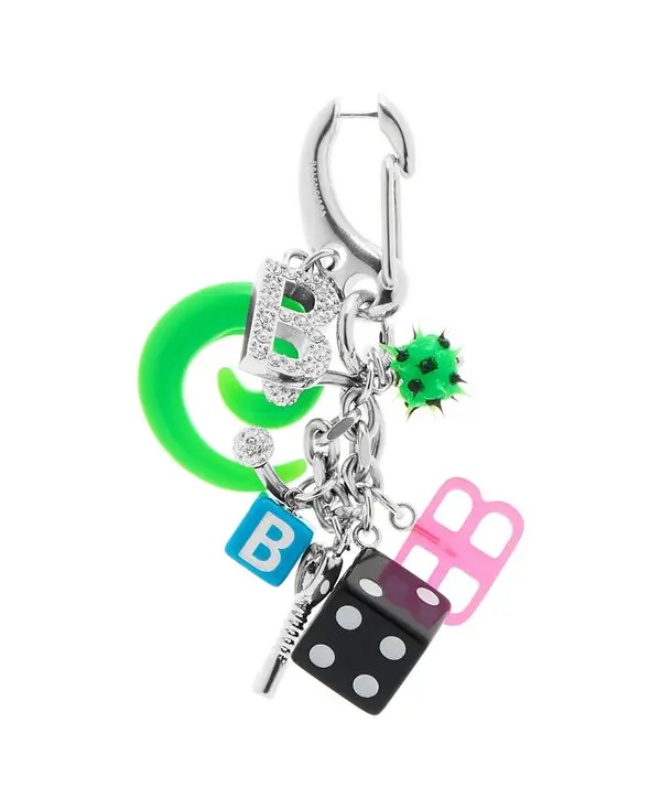 Balenciaga Pigalle Collector Earring - Silver/multicolor