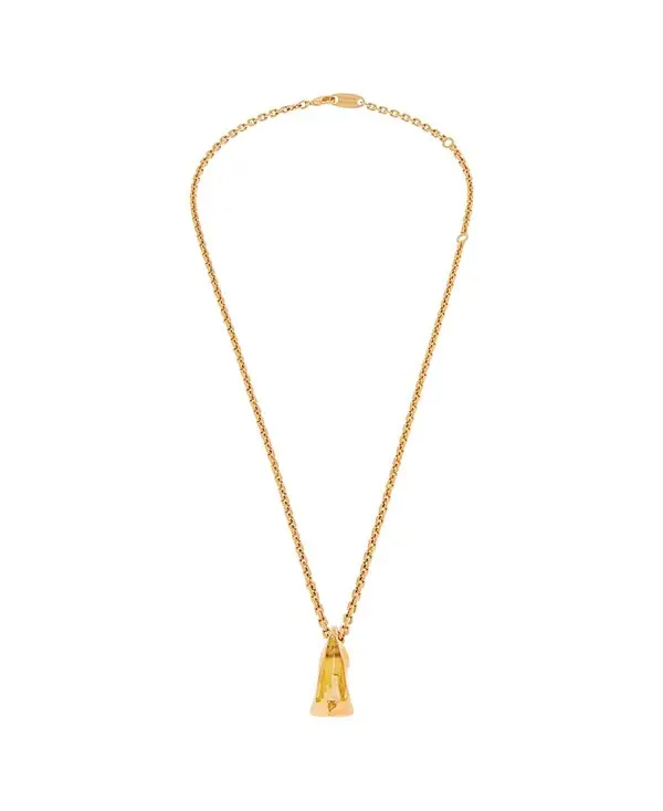 Balenciaga Thin Honey Necklace - Gold
