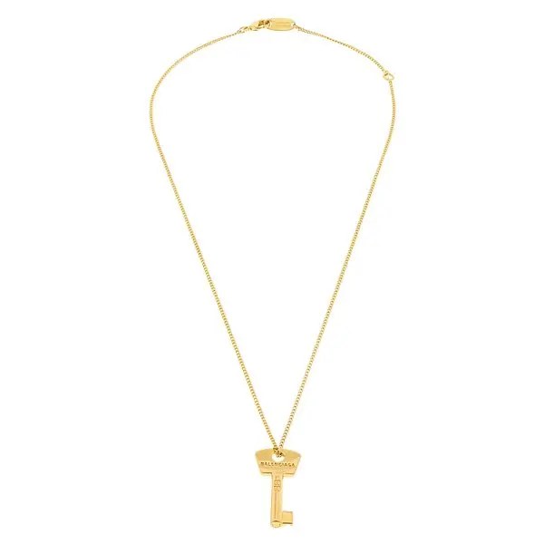 Balenciaga Amour Key Necklace - Gold