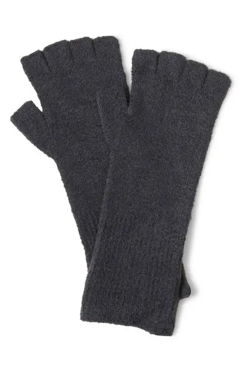 Barefoot Dreams Cozychic Lite Fingerless Gloves - Carbon