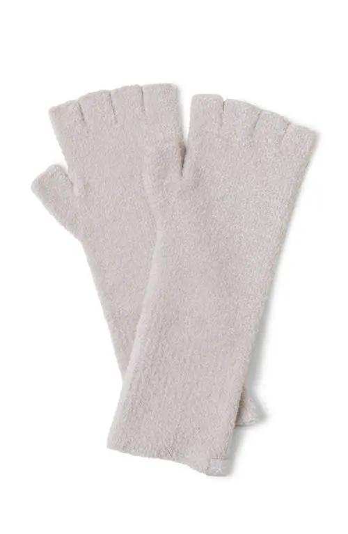 Barefoot Dreams Cozychic Lite Fingerless Gloves - Stone