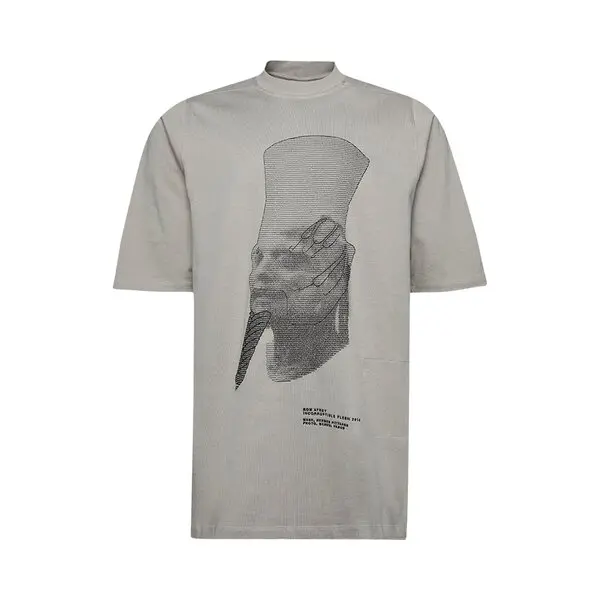 Rick Owens Ron Jumbo Tee 'pearl/black