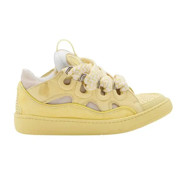 LANVIN Curb Sneakers - Yellow