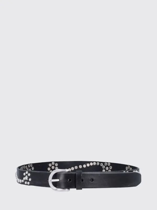 Our Legacy Embellished Leather Belt - Black