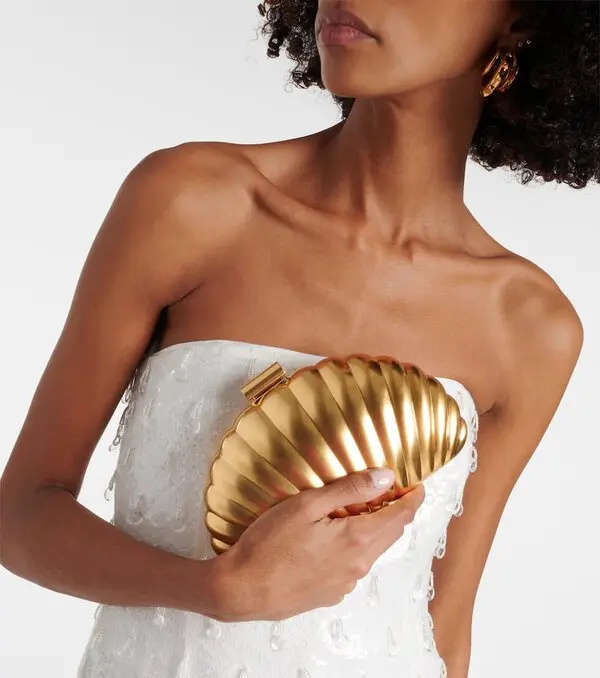 Simkhai Monet Shell Clutch