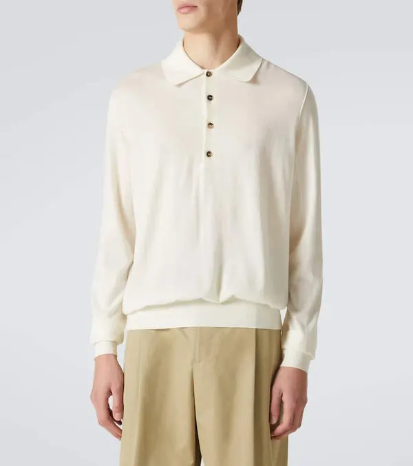 Bottega Veneta Cashmere Polo Sweater