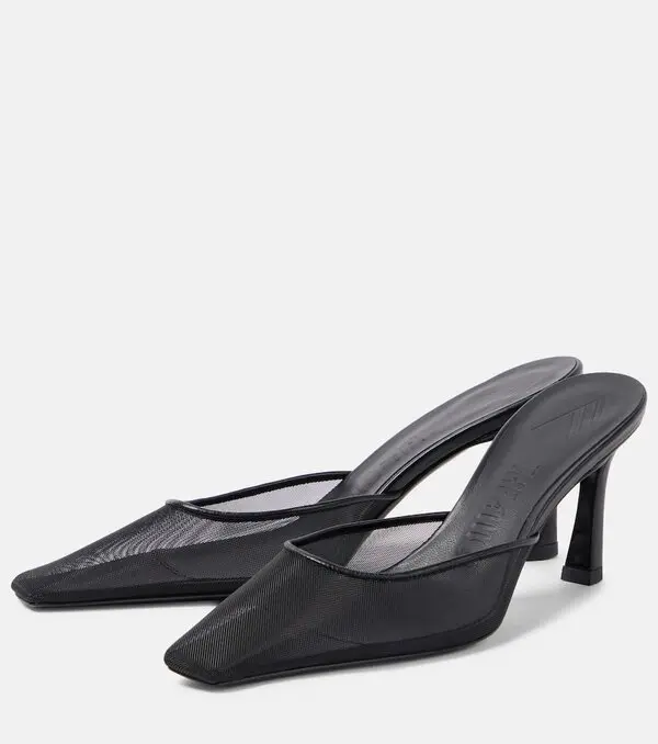 Attico Juno 75 Mesh Mules