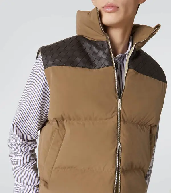 Bottega Veneta Cotton Poplin Down Vest