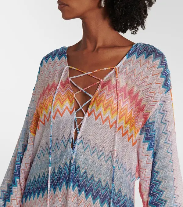 Missoni Ombr� Knitted Beach Cover-up - Multicoloured
