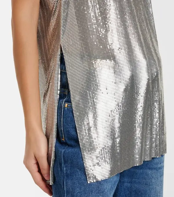 Rabanne Chainmail Top - Silver