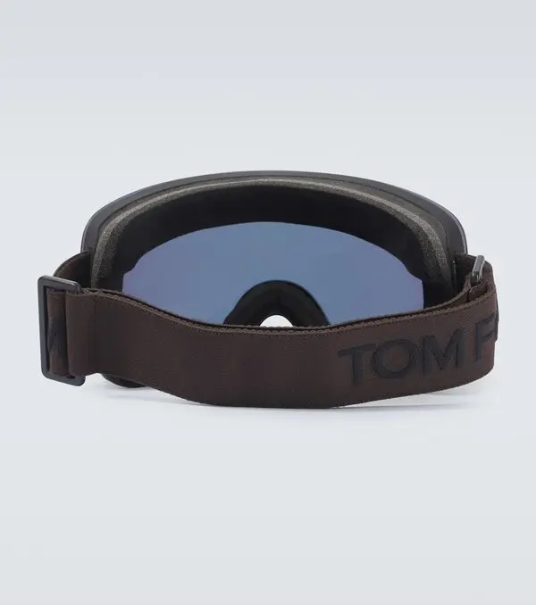 TOM FORD Logo Ski Goggles - Brown