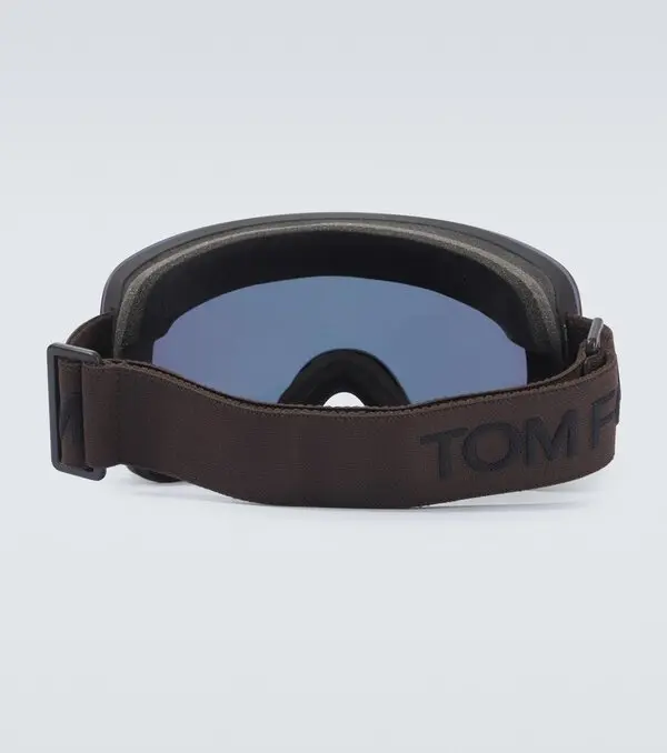 TOM FORD Logo Ski Goggles - Brown