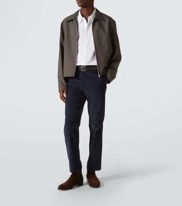 Gabriela Hearst Cotton Corduroy Straight Trousers
