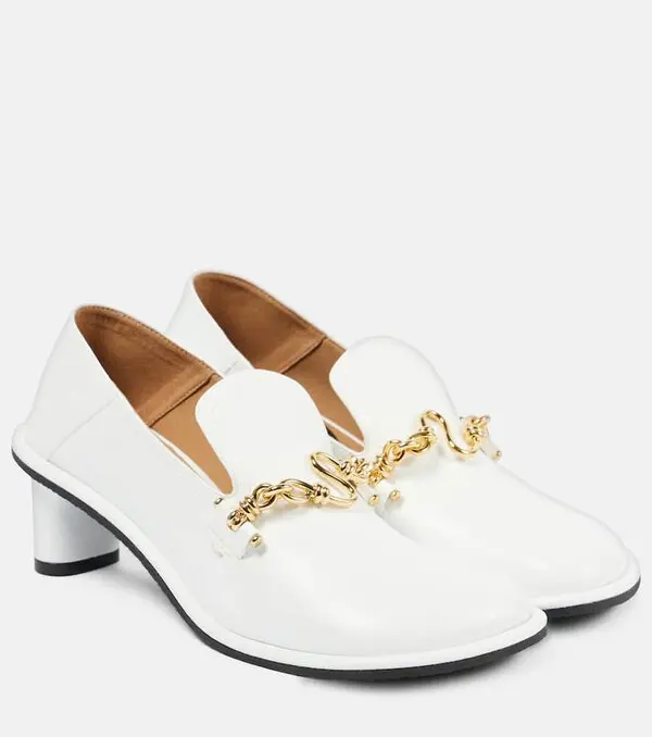 Stella McCartney Ryder 50 Loafer Pumps - White