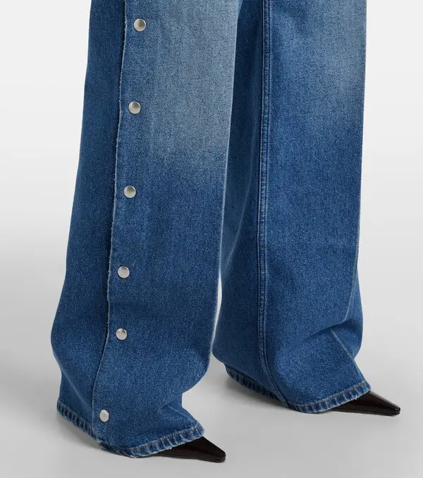 Stella McCartney Mid-rise Wide-leg Jeans
