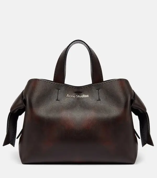 Acne Studios Musubi Midi Leather Tote Bag - Brown