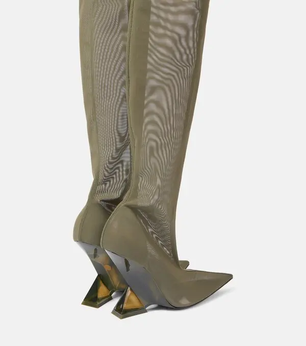 Attico Cheopissima Pantashoes - Green