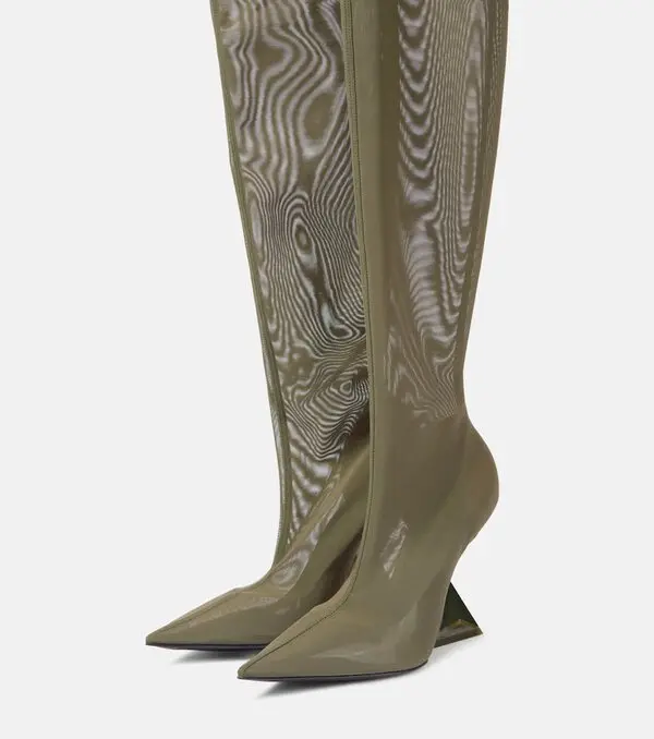 Attico Cheopissima Pantashoes - Green