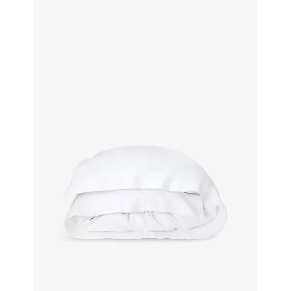 THE WHITE COMPANY Velvet Touch King-size Brushed-cotton Duvet Cover - White