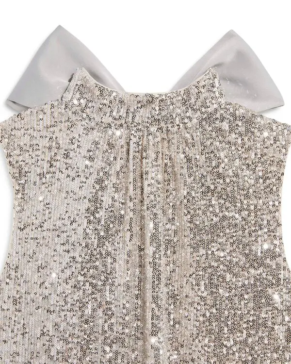vineyard vines sequin swing dress sequin swing dress - gold
