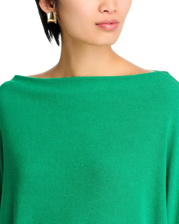 SIX FIFTY Boatneck Long Sleeve Top - Green