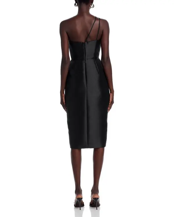 Amsale Asymmetric Sheath Dress