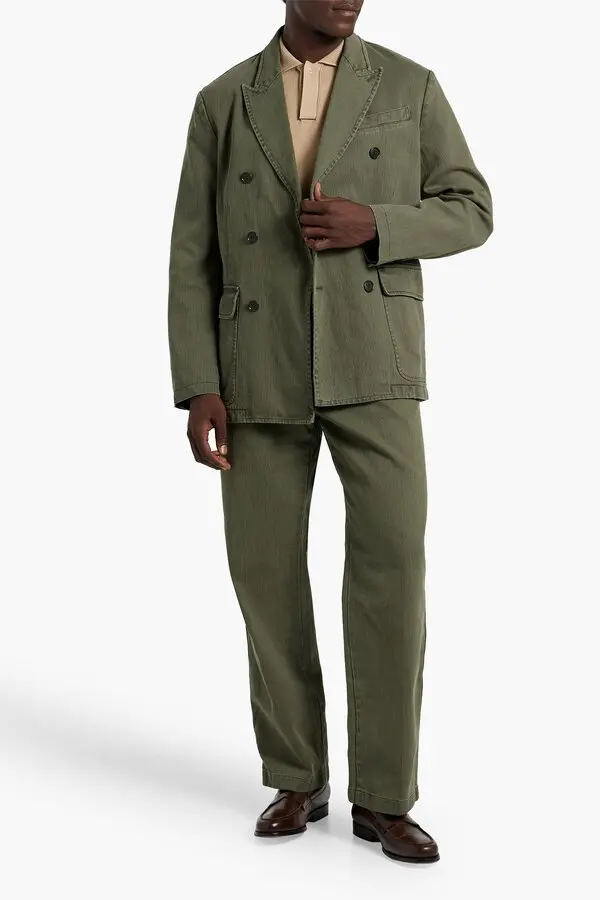 ALEX MILL Bedford Doublebreasted Cottoncorduroy Suit Jacket