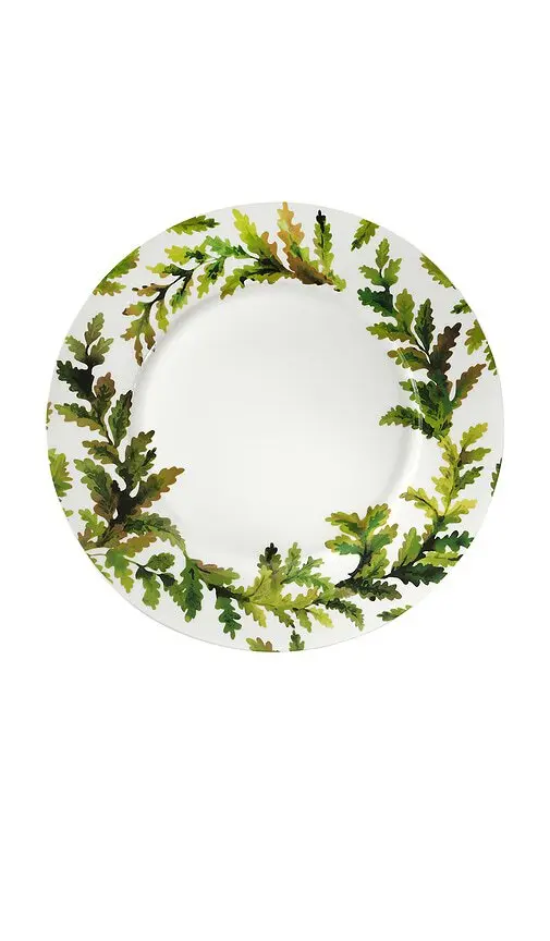 CHEFANIE Green Leaves Dinner Plate - N,a