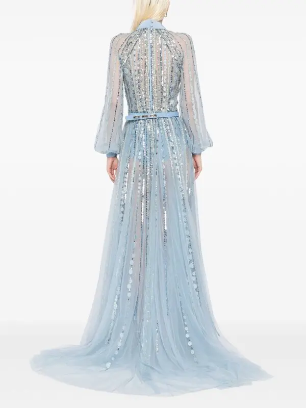 SAIID KOBEISY Embroidered Dress