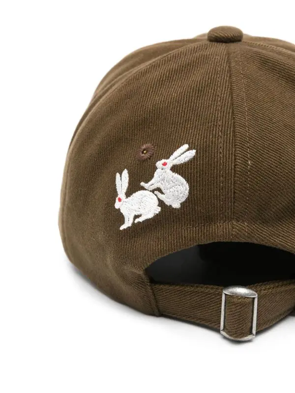 Carne Bollente Crazy Bunnies Cap - Brown | Editorialist