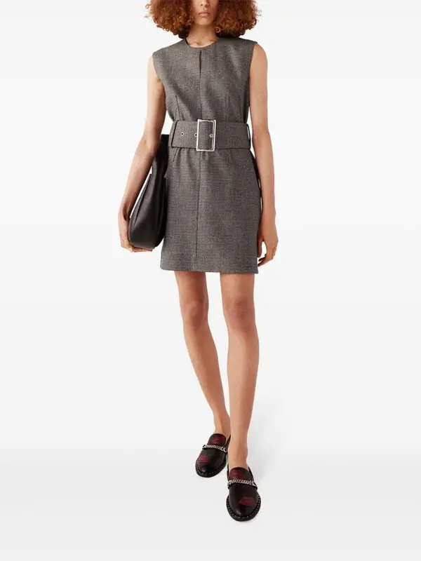slim fit dress slacks STELLA MCCARTNEY Size 40 blk/wh/silver Dress – Encore Consignment Boutique main image 0