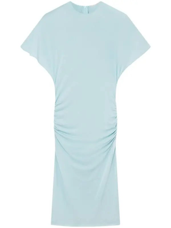Stella McCartney Padded-shoulder Midi Dress
