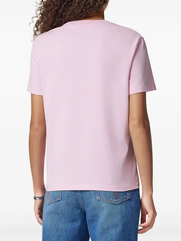 Versace Logo-embroidered T-shirt