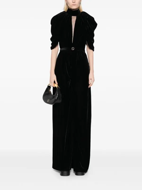 SAIID KOBEISY Velvet Jumpsuit