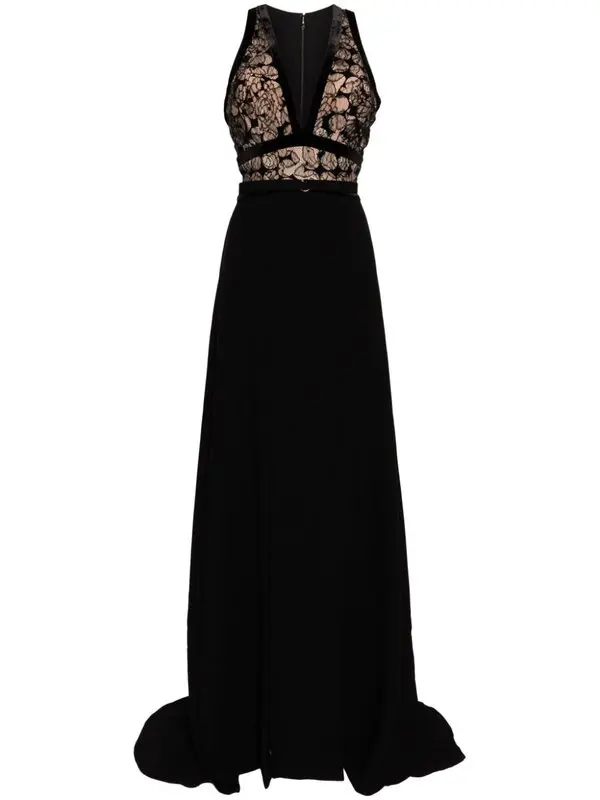 SAIID KOBEISY Lace Gown