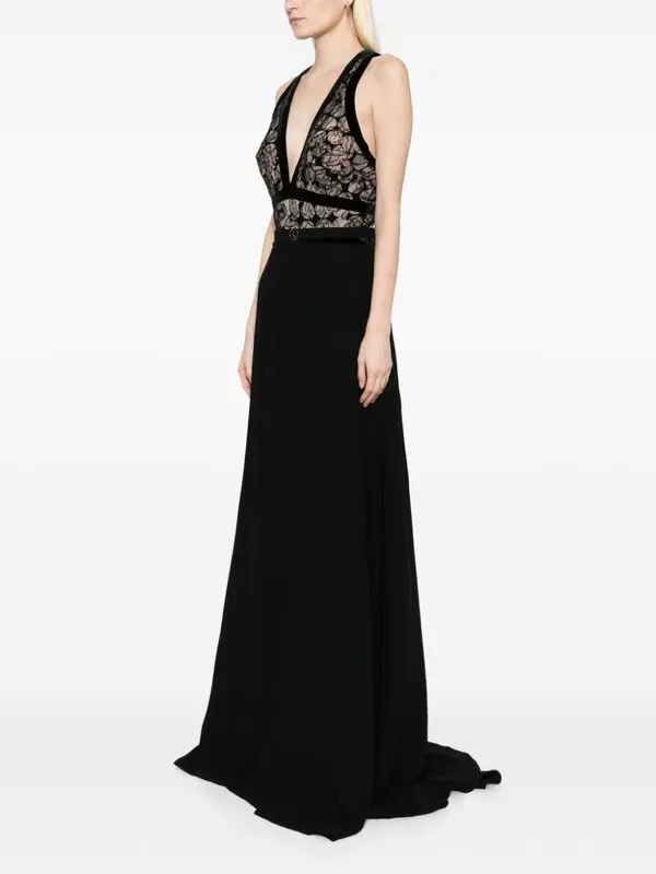 SAIID KOBEISY Lace Gown