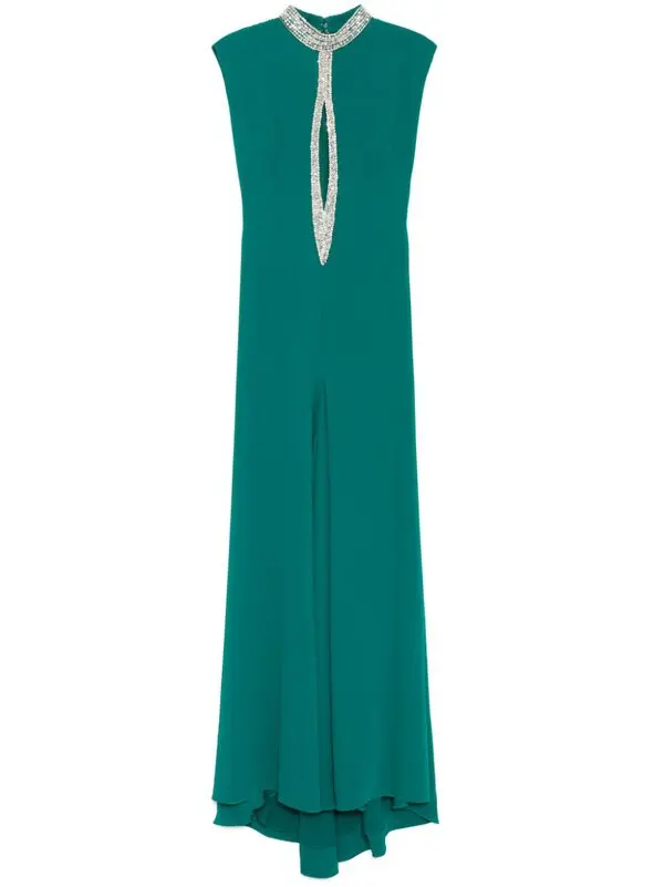 SAIID KOBEISY Crystal-embellished Gown
