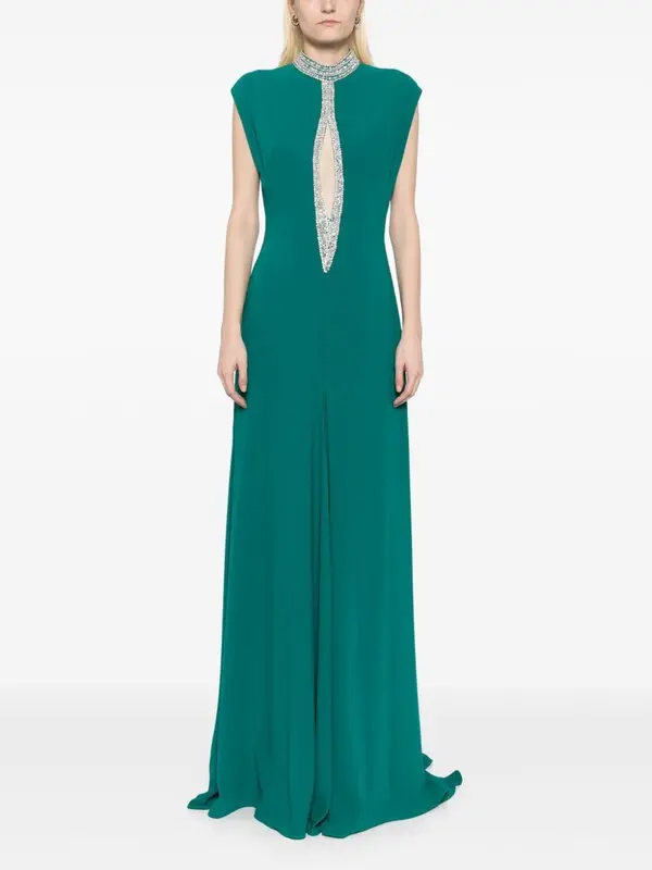 SAIID KOBEISY Crystal-embellished Gown