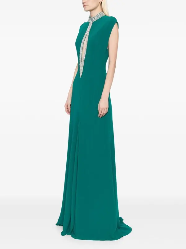 SAIID KOBEISY Crystal-embellished Gown