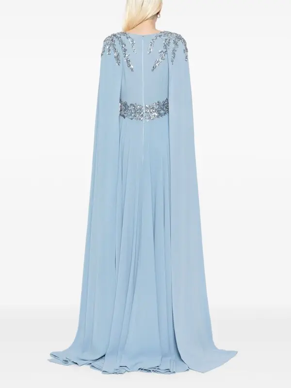 SAIID KOBEISY Crepe Gown