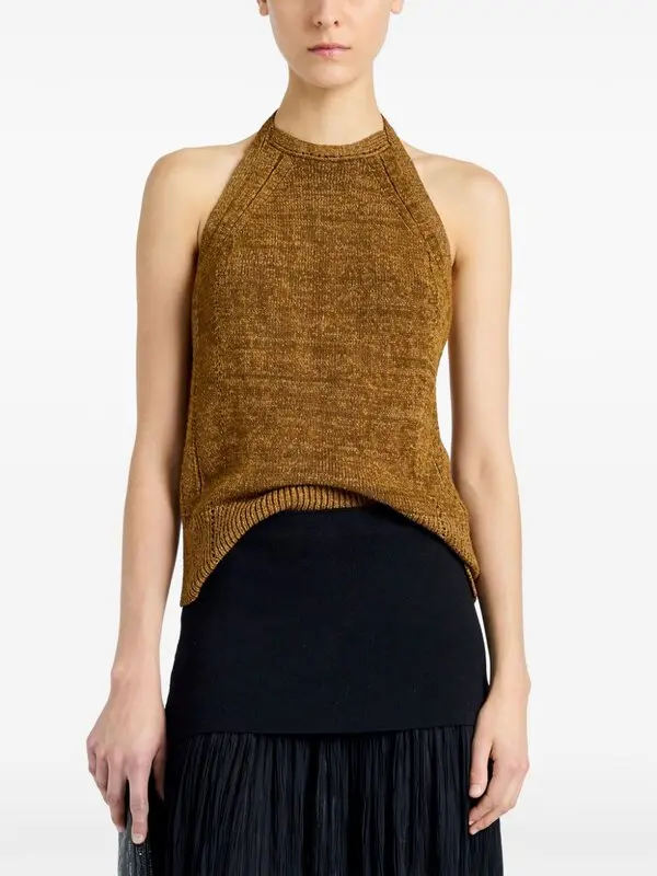 Proenza Schouler Leona Top - Brown