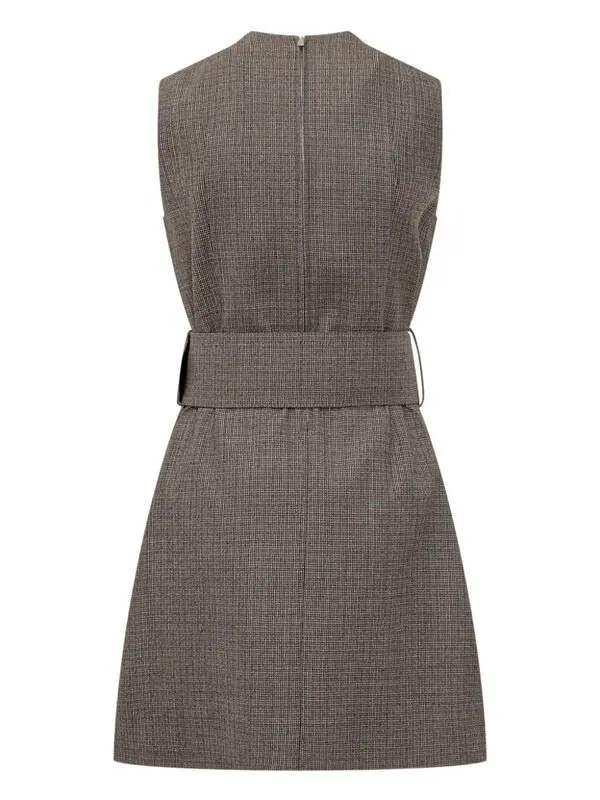 Stella McCartney Belted Mini Dress - Brown